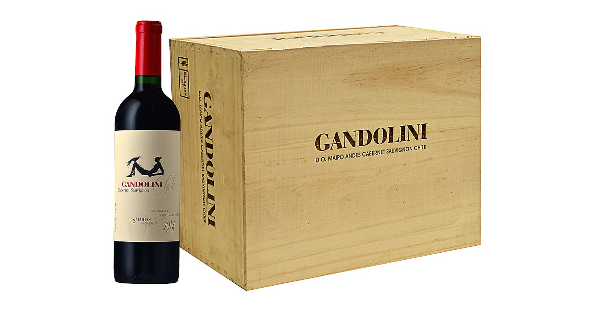 Vinlåda: Gandolini Las 3 Marias Vineyards Cabernet Sauvignon 2014 - Köp ...